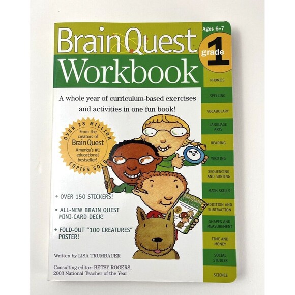 Toys | Brain Quest Workbooks Series Brain Quest Workbook 1st Grade By ...